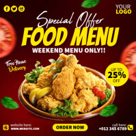 Fried Chicken Ads Template | PosterMyWall