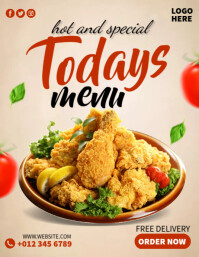 Fried Chicken Ads Template | PosterMyWall