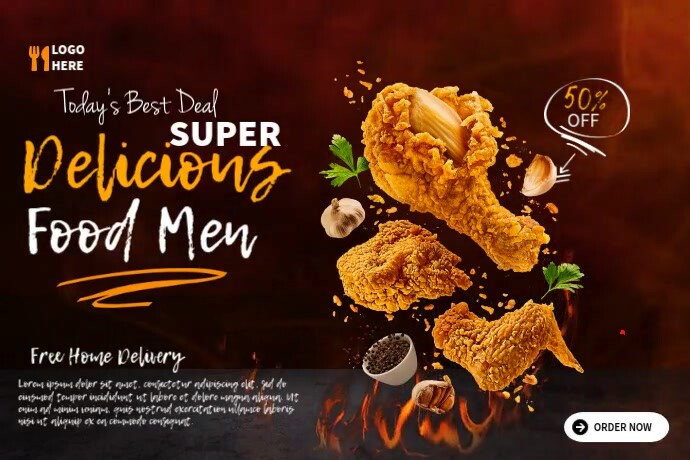 Fried Chicken Best Deals Template | PosterMyWall