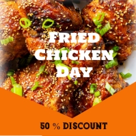 fried chicken day Template | PosterMyWall