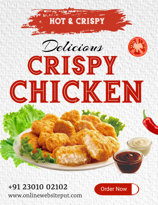 FRIED CHICKEN Template | PosterMyWall