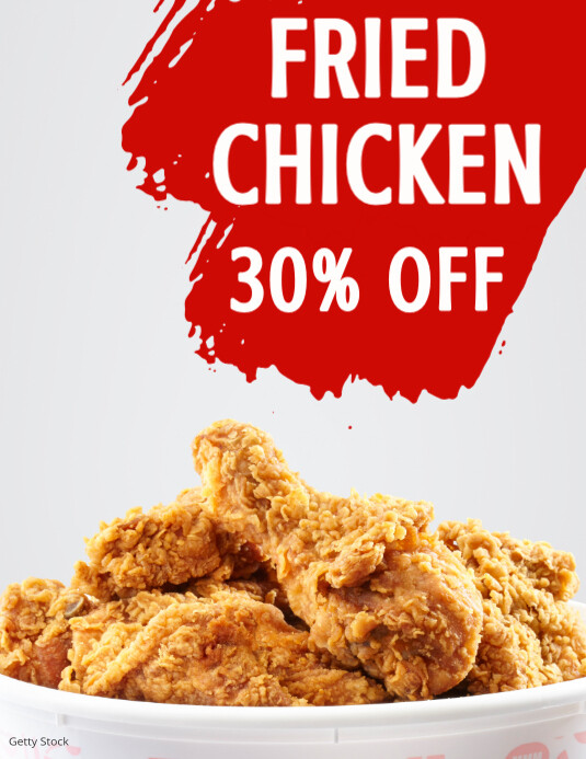 fried chicken Template | PosterMyWall