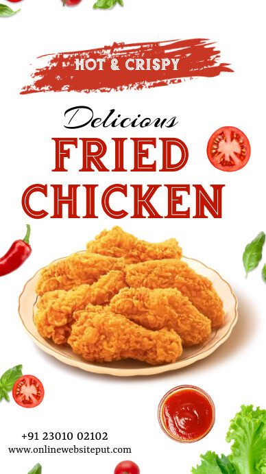 FRIED CHICKEN Template | PosterMyWall