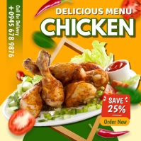 Chicken Menu Template | PosterMyWall