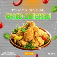 Fried Chicken Menu Template | PosterMyWall