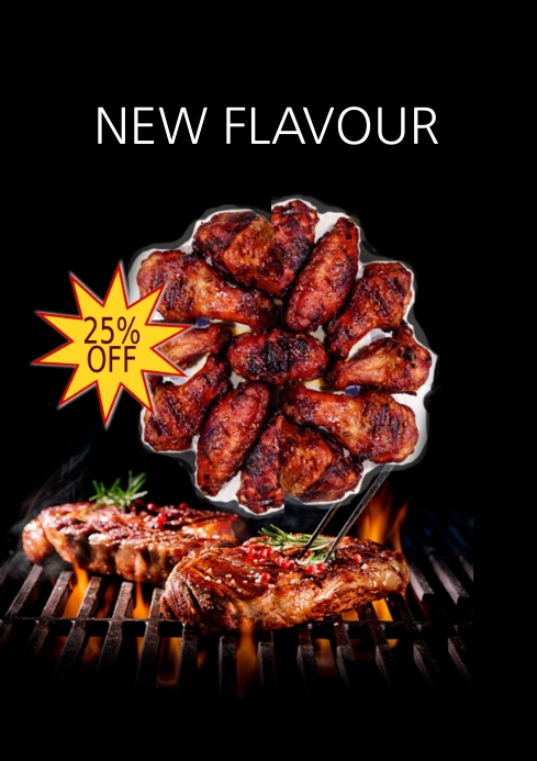 Plantilla de Fried Chicken Poster | PosterMyWall