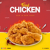 Fried Chicken Ads Template | PosterMyWall