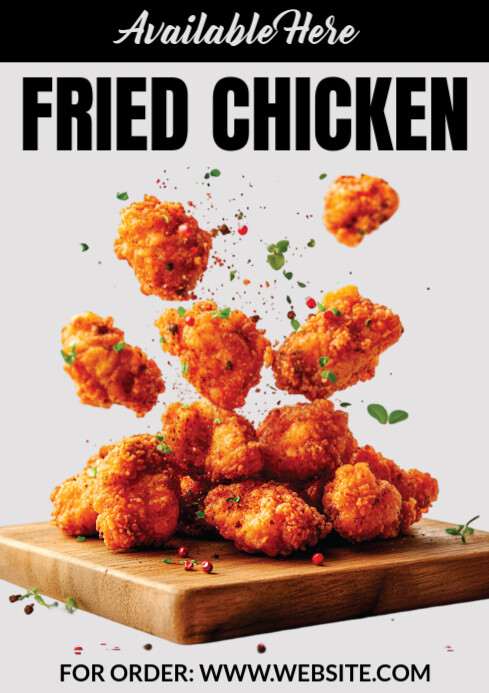 Fried chicken sale template | PosterMyWall