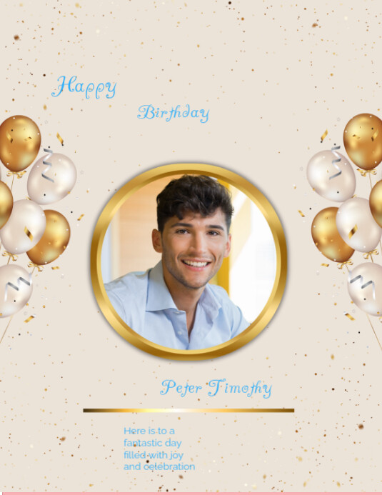 Friend's birthday card Template | PosterMyWall