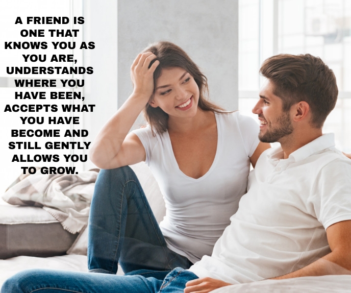 FRIEND AND GROW QUOTE TEMPLATE | PosterMyWall
