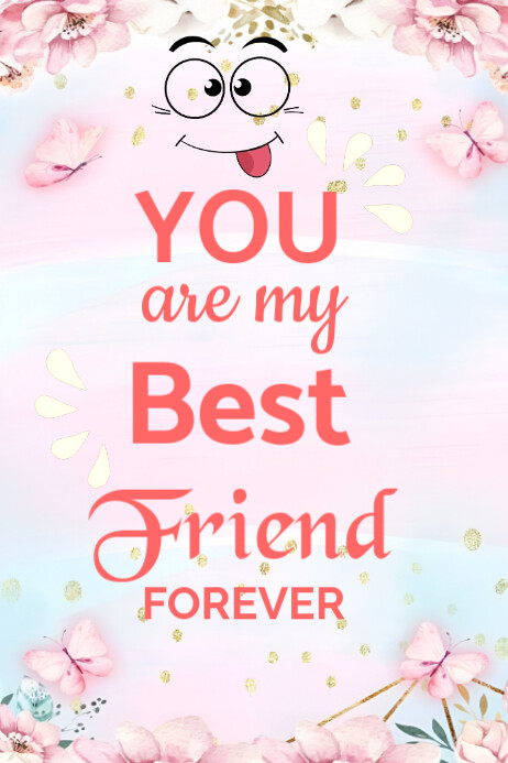 Friend card Template | PosterMyWall