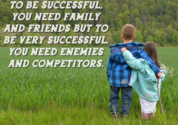 Copy of FRIENDS AND ENEMIES QUOTE TEMPLATE | PosterMyWall