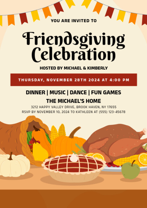 Copy of Friendsgiving | PosterMyWall