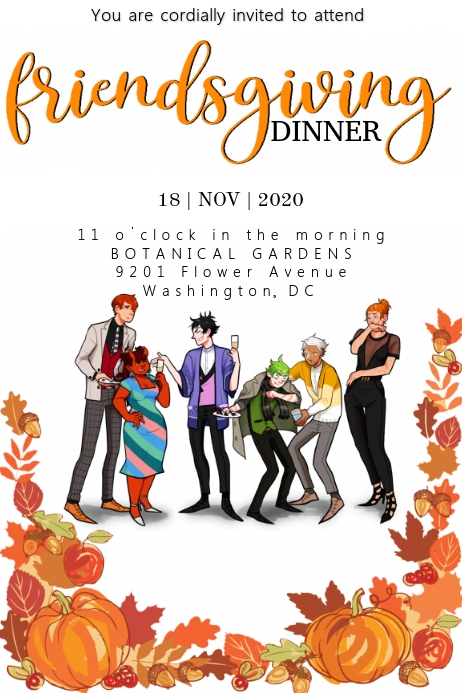 Copy of Friendsgiving | PosterMyWall