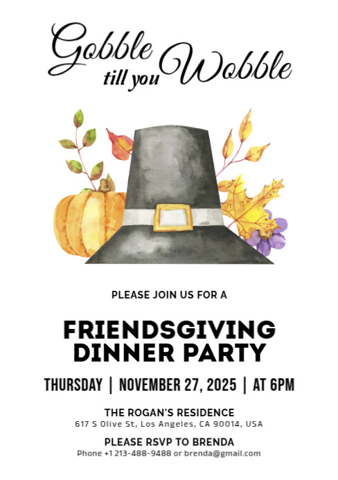 Copy of friendsgiving | PosterMyWall
