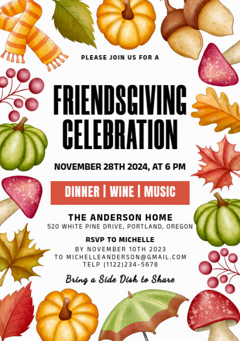 Copy of Friendsgiving | PosterMyWall