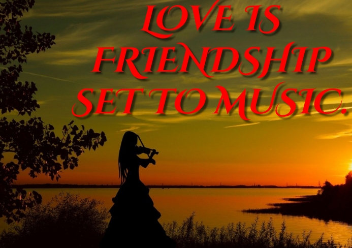 FRIENDSHIP AND MUSIC QUOTE TEMPLATE | PosterMyWall