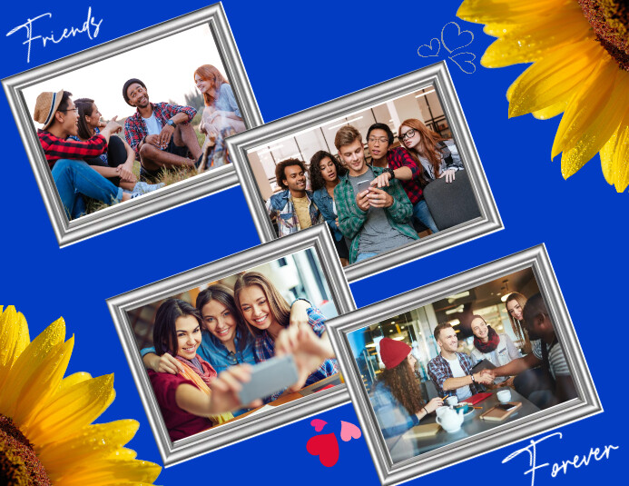 Friendship Collage Template | PosterMyWall