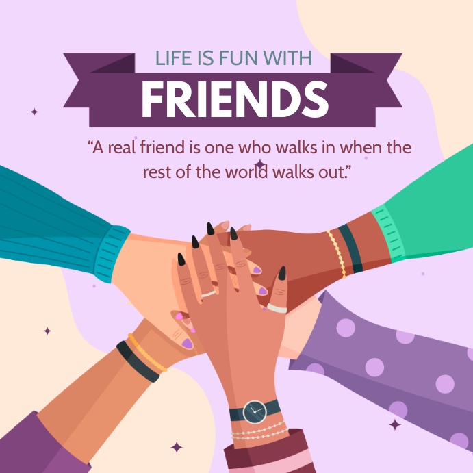 Friendship day Template | PosterMyWall