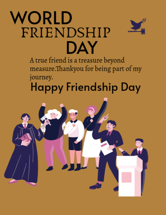Friendship Day Flyer Template | PosterMyWall