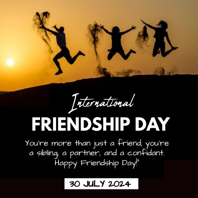 Plantilla de Friendship Day Instagram Post | PosterMyWall
