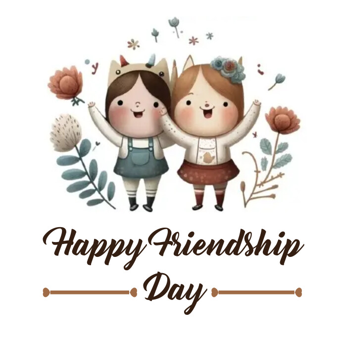 Friendship day post, social media post (1) Template | PosterMyWall