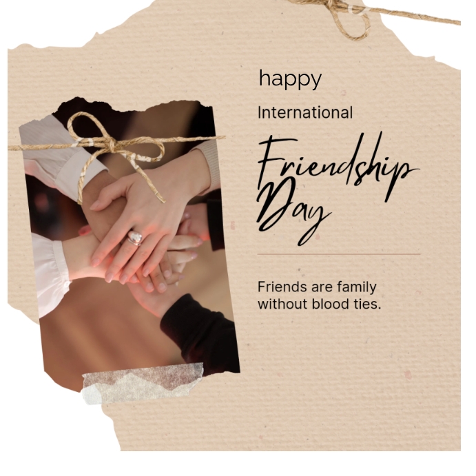 Plantilla de Friendship | PosterMyWall