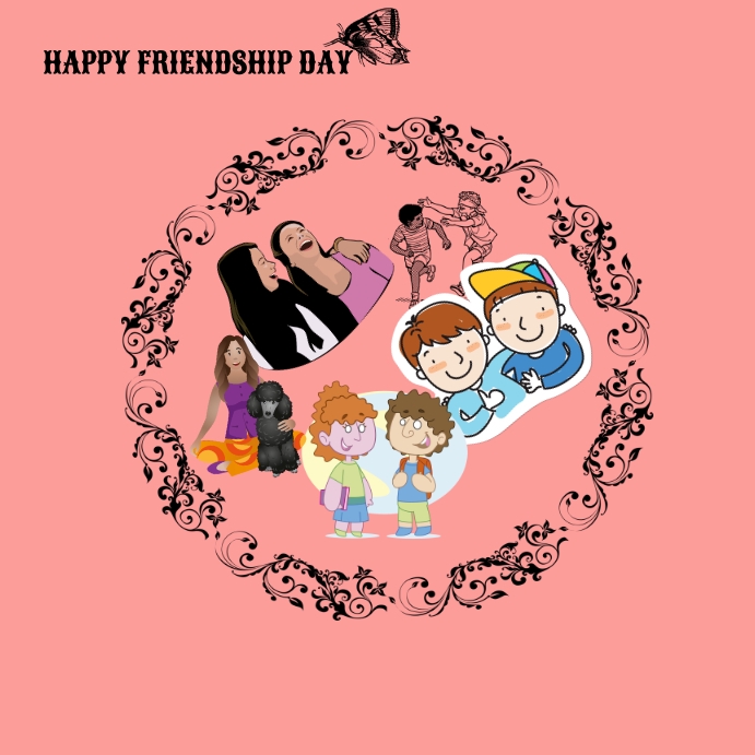 Plantilla de Amistad de | PosterMyWall