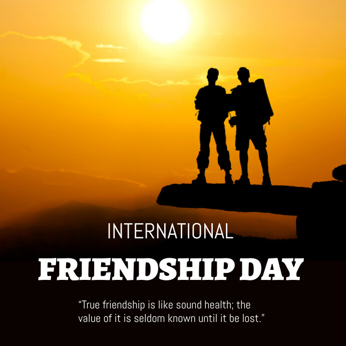 Plantilla de Friendship | PosterMyWall