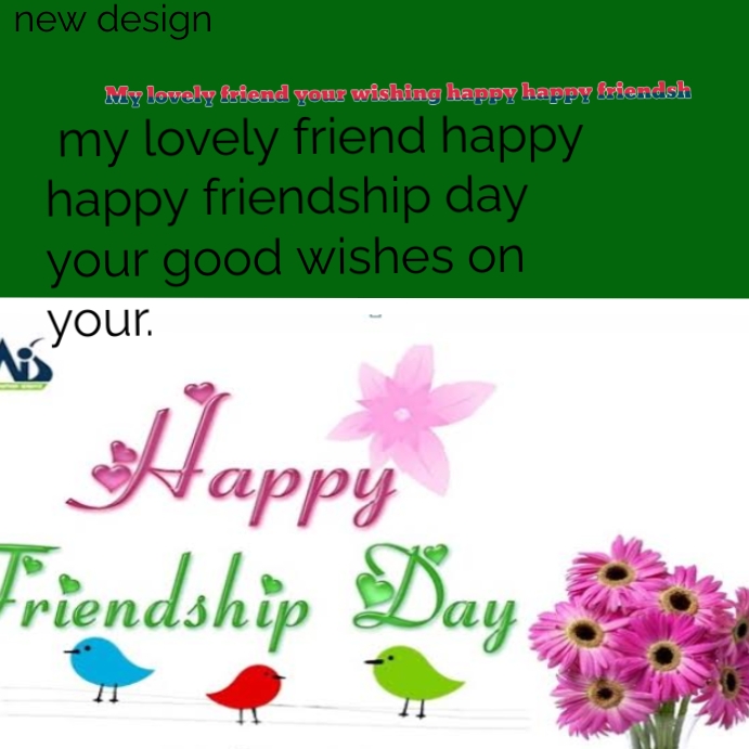 Friendship Template | PosterMyWall