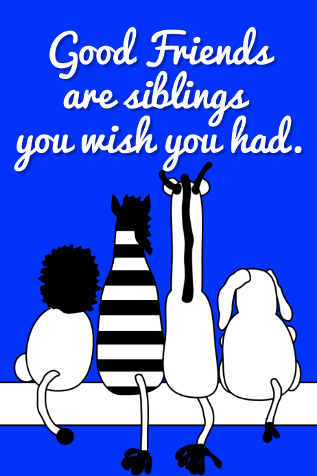 Friendship template | PosterMyWall
