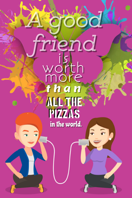Friendship template | PosterMyWall