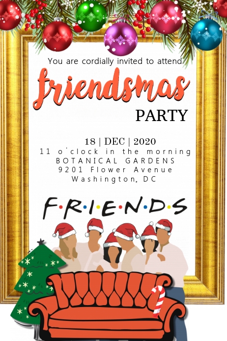Friendsmas | PosterMyWall
