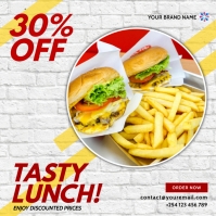 fries chips food menu restaurant sale flyer Template | PosterMyWall