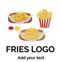 Fries logo Template | PosterMyWall
