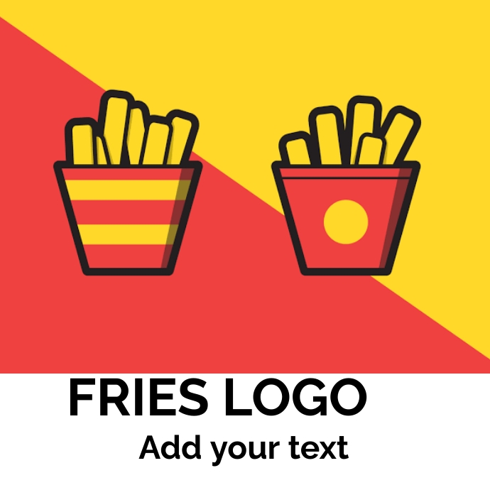 Fries logo Template | PosterMyWall