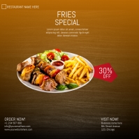 fries menu Template | PosterMyWall