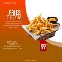 fries menu Template | PosterMyWall