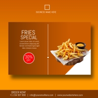 fries menu Template | PosterMyWall
