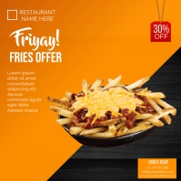 fries menu Template | PosterMyWall