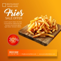 fries menu Template | PosterMyWall