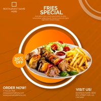 fries menu Template | PosterMyWall