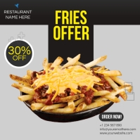 fries menu Template | PosterMyWall