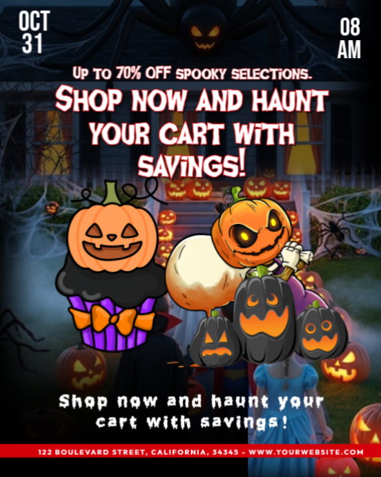 Frightfully Good Deals Template | PosterMyWall