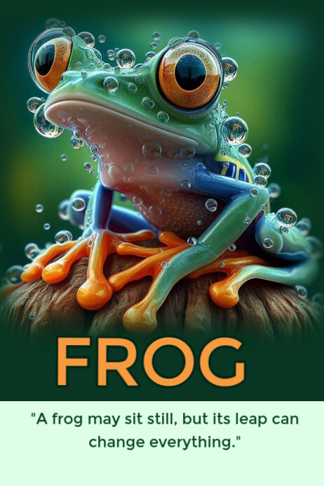 Copy of Frog | PosterMyWall