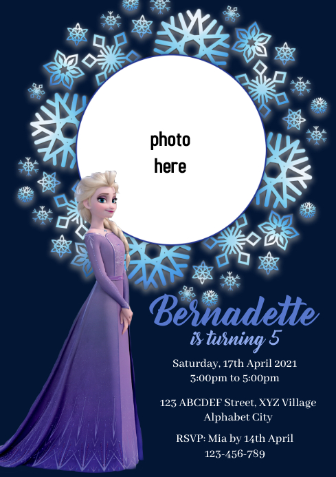 Frozen 2 Birthday Invitation Template | PosterMyWall