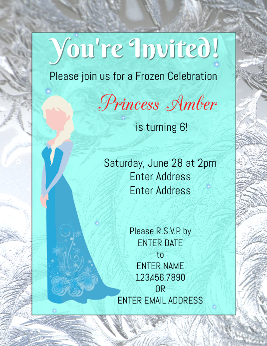 Copy of FROZEN BIRTHDAY | PosterMyWall