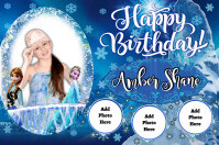 Frozen Birthday Template | PosterMyWall