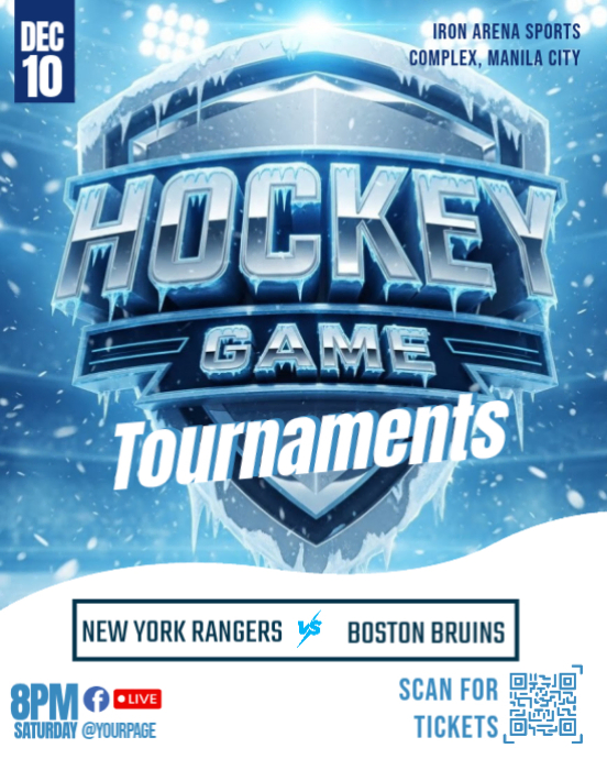Frozen Cup Tournament Template | PosterMyWall