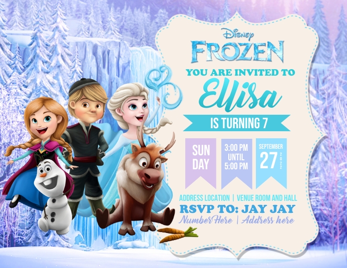 Frozen Template | PosterMyWall